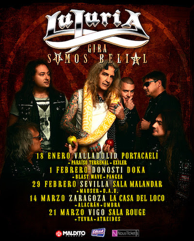 LUJURIA estrena vídeo-lyric y anuncia nuevas fechas - Metal Korner