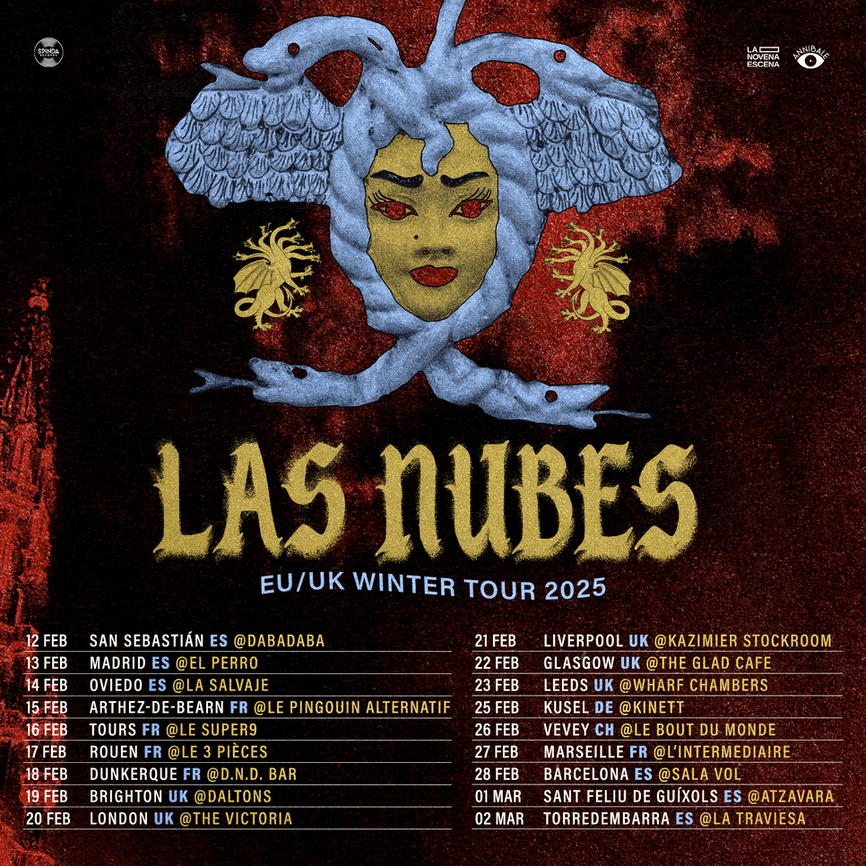 La semana que viene el grupo LAS NUBES llega a Europa - Metal Korner