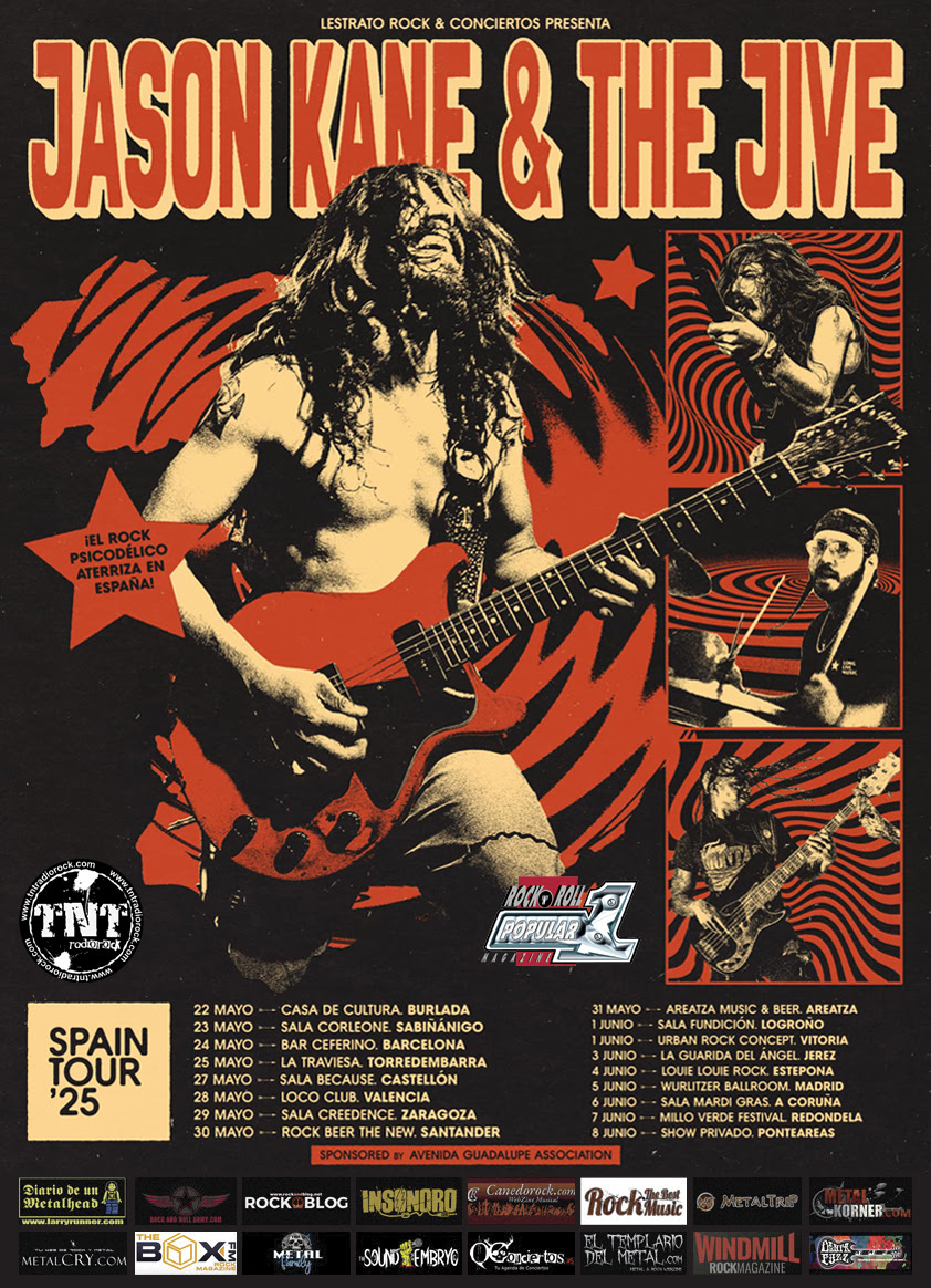 JASON KANE & THE JIVE arranca su gira española 2025 este jueves - Metal ...