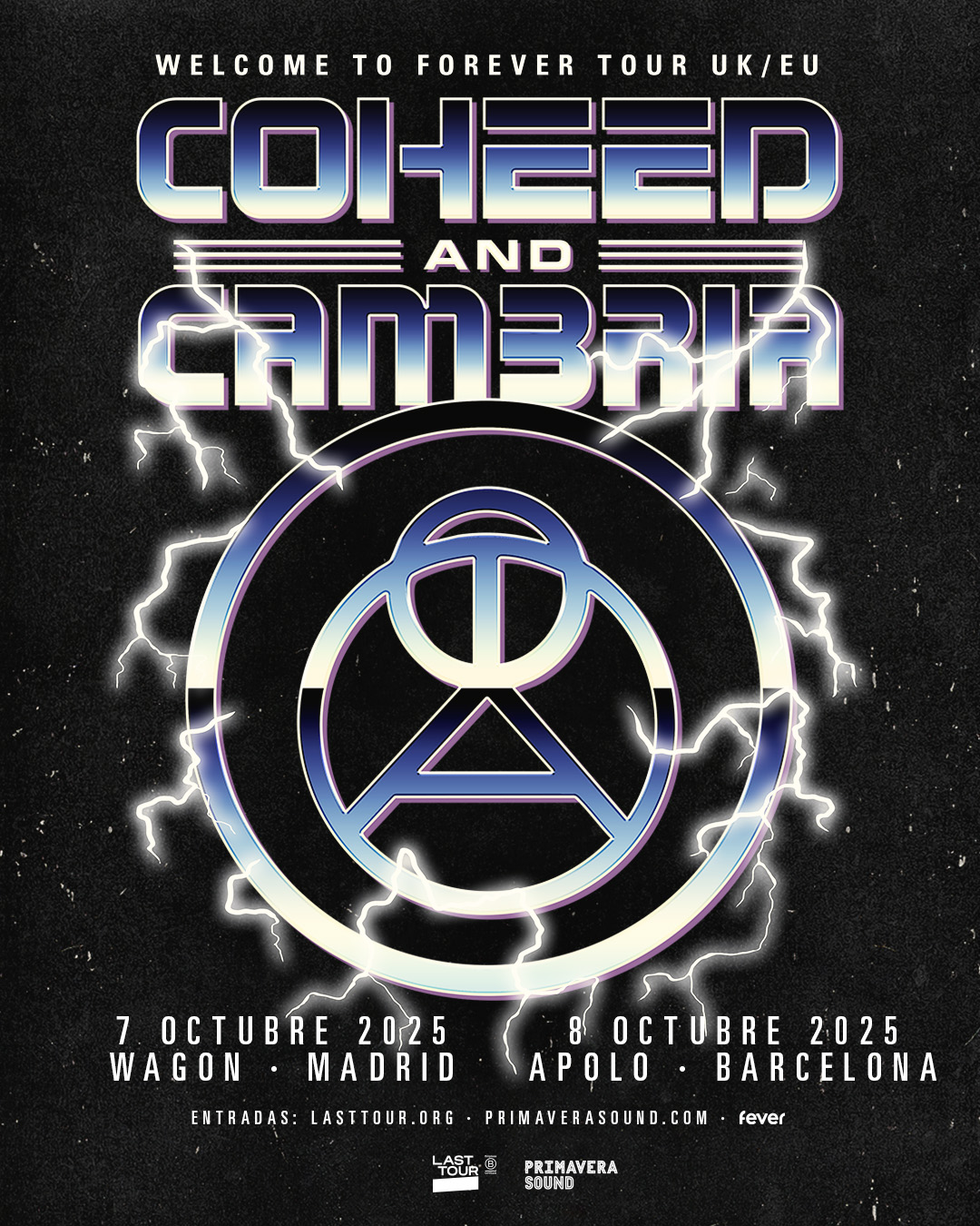 COHEED AND CAMBRIA llega a Madrid y Barcelona este octubre - Metal Korner