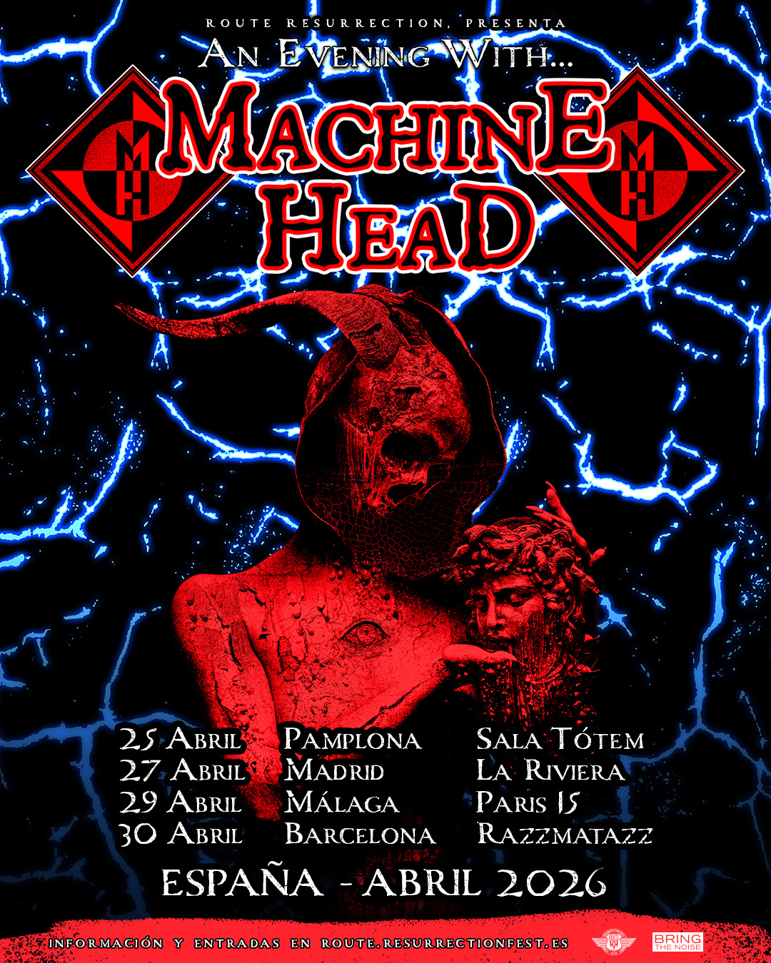 Nueva ROUTE RESURRECTION: MACHINE HEAD volverá a las salas españolas en ...